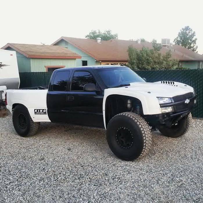 Off Road Fiberglass 90" Wide 1 Piece Chevy Silverado – McNeil Racing Inc
